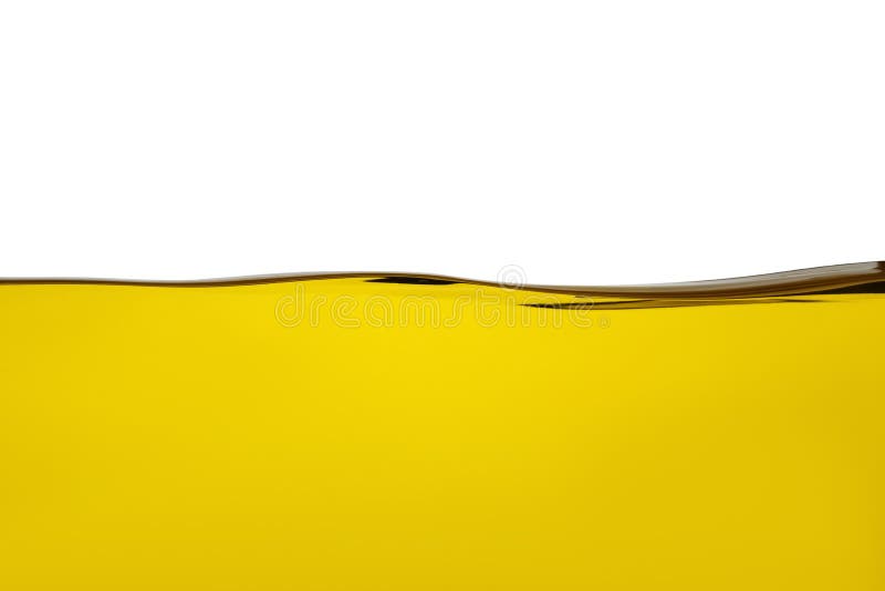 Cooking Oil Flow Isolated on White Stock Image - Image of golden ...