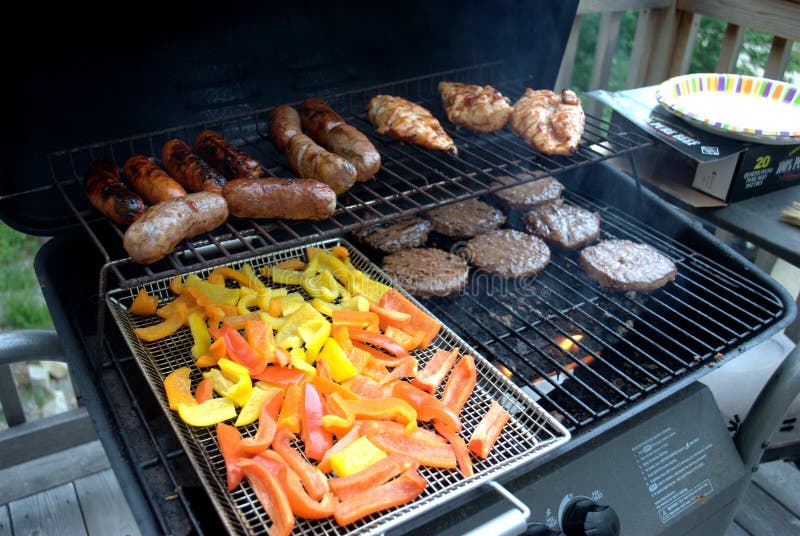 Cooking Out stock image. Image of dish, meat, fare, barbecue - 15114079