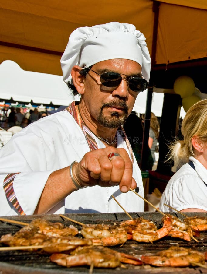 Cooking outdoor editorial photo. Image of cook, outdoor - 11739146