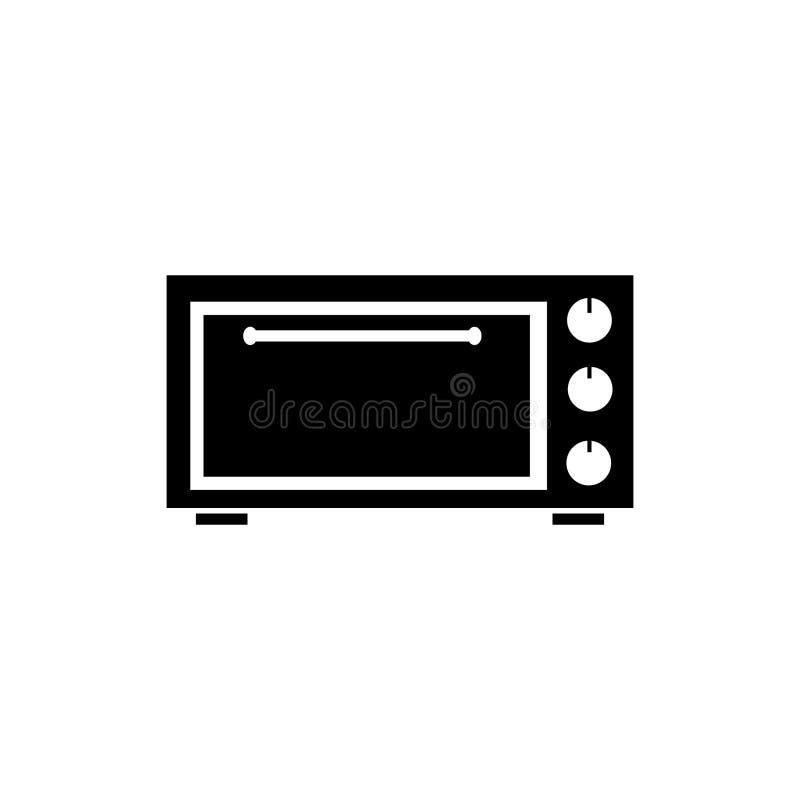 Cooking Oven or Stove with Open Door Realistic Vector Illustration ...