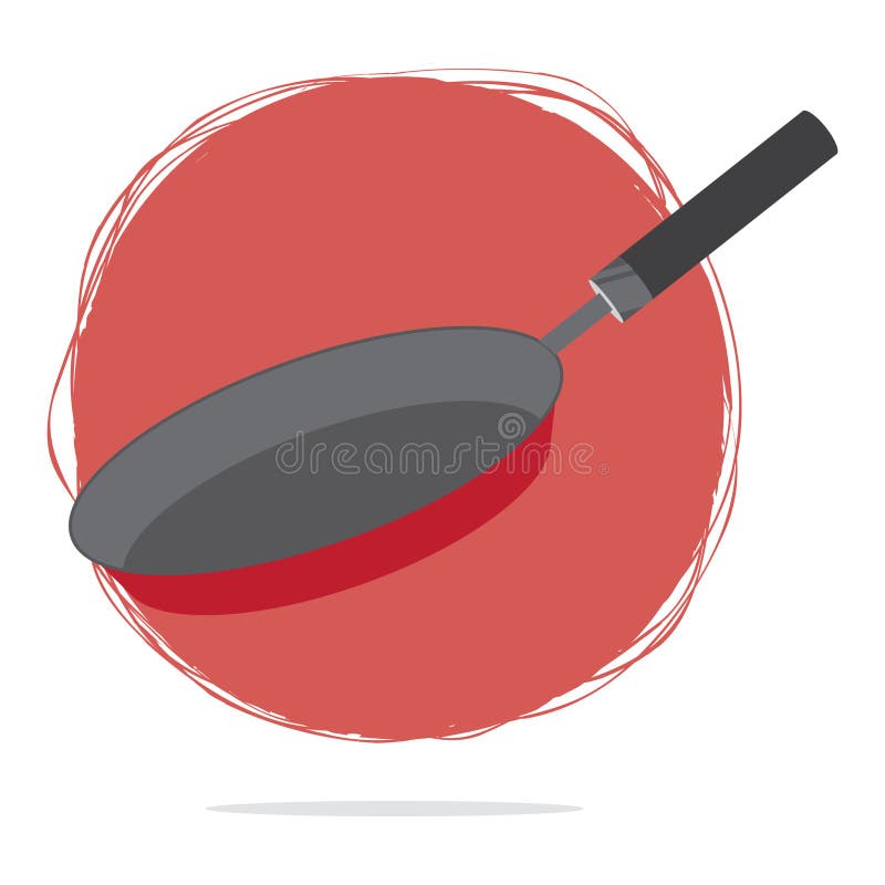 Cooking Pan. Vector Illustration Decorative Design Stock Vector ...