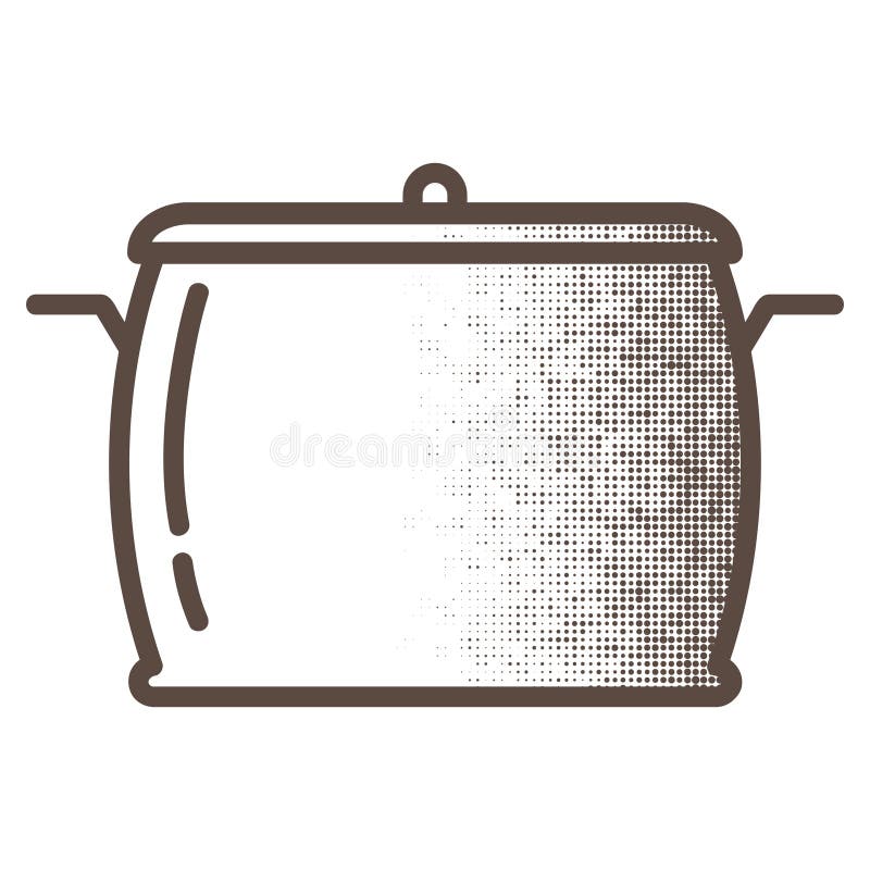 Cooking Pan. Vector Illustration Decorative Design Stock Vector ...