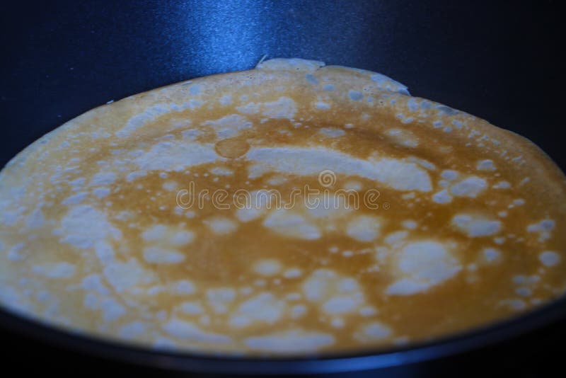 Cooking pancake or donut stock photo. Image of healthy - 78525772