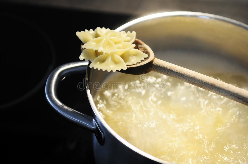 Cooking pasta stock photo. Image of dish, bowl, cooked - 20449026