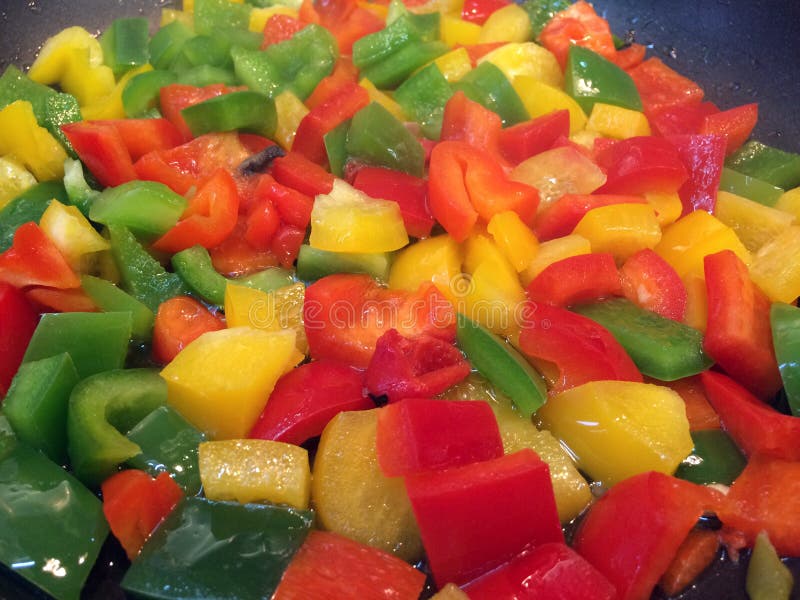 Cooking peppers stock photo. Image of peppers, pepper - 79864342