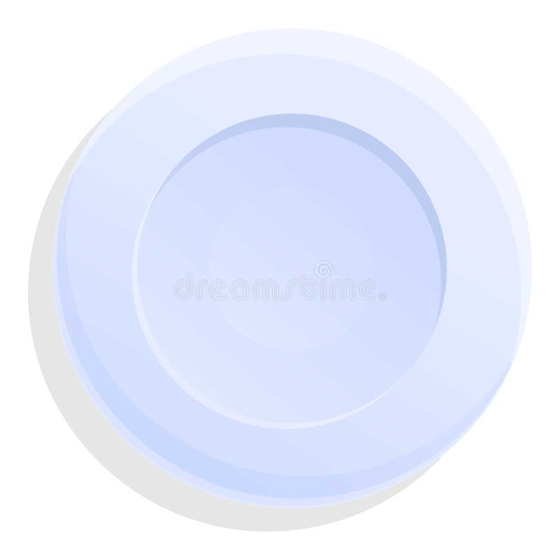 Cooking Plate Icon, Cartoon Style Stock Vector - Illustration of ...