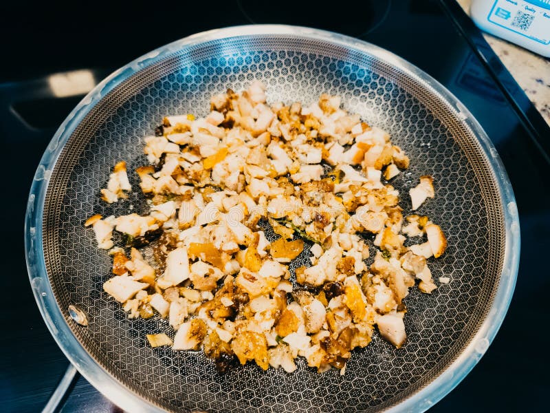 Cooking Pork Sisig Which is a Famous Dish in the Philippines Stock ...