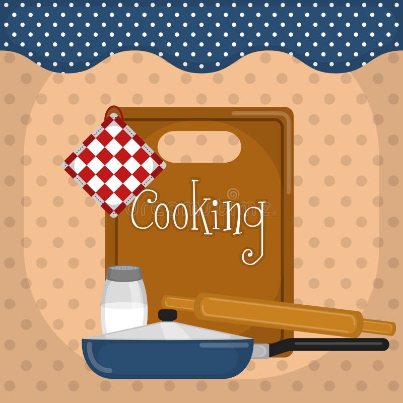 Cooking Poster Illustration Stock Vector - Illustration of clipart ...