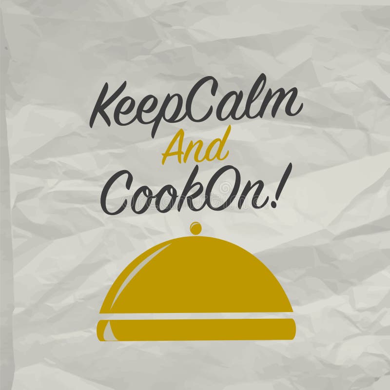 Cooking poster with tray stock vector. Illustration of retro - 50623759