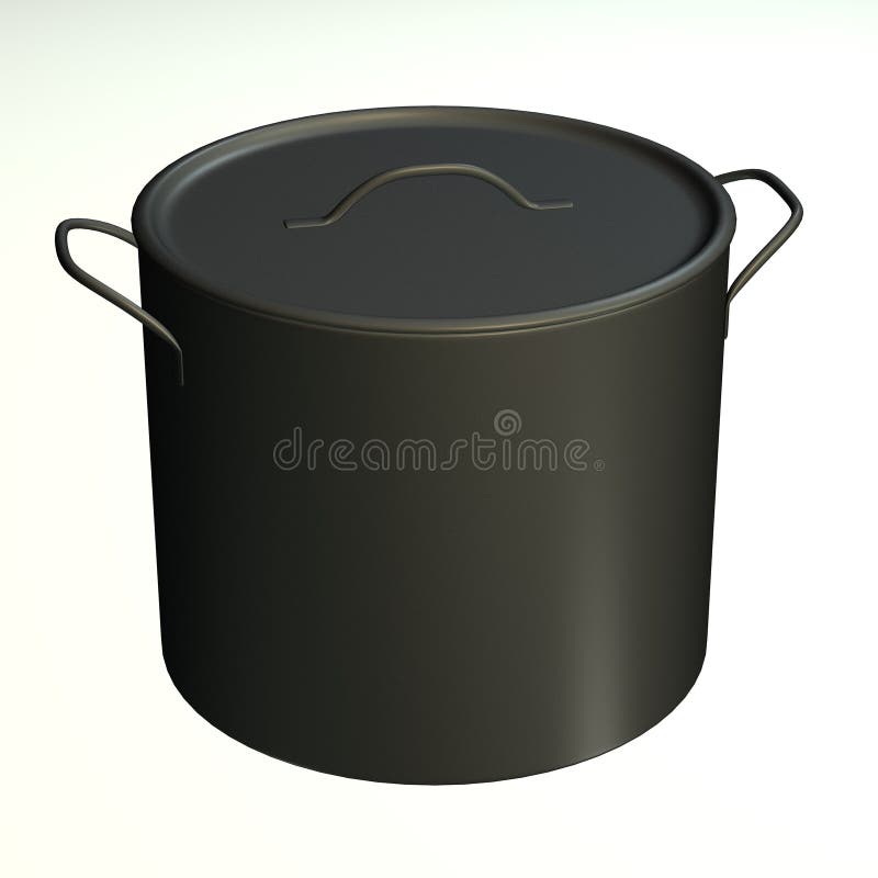 Cooking pot stock illustration. Illustration of furniture - 11979897