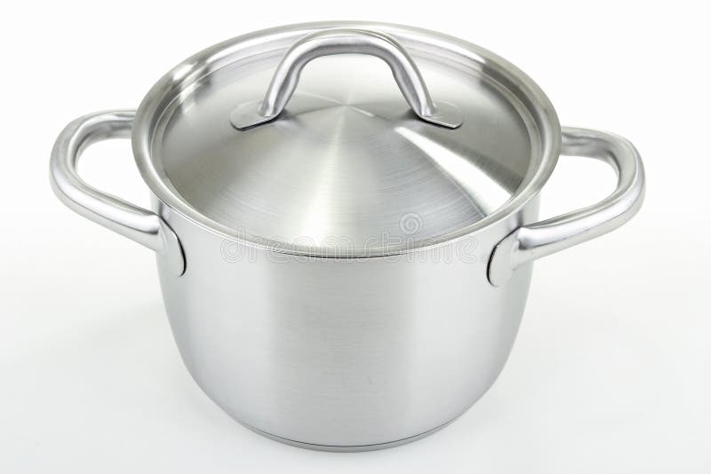 Cooking pot stock image. Image of kitchenware, white - 17051235