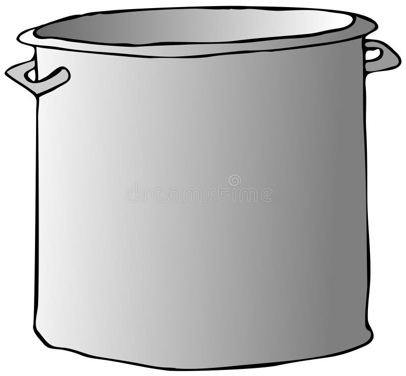 Cooking Pot stock illustration. Illustration of handle - 7072047