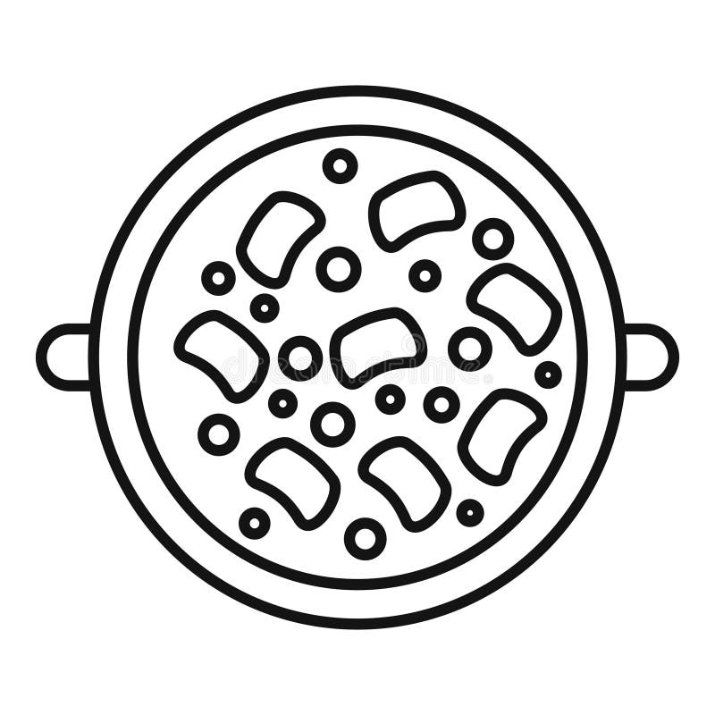 Cooking Pot Containing Delicious Soup with Potatoes and Herbs Stock ...