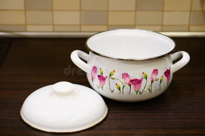 Cooking pot stock image. Image of metal, plate, saucer - 49144467