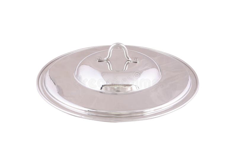 Cooking pot cover on white stock image. Image of baroque - 54930531