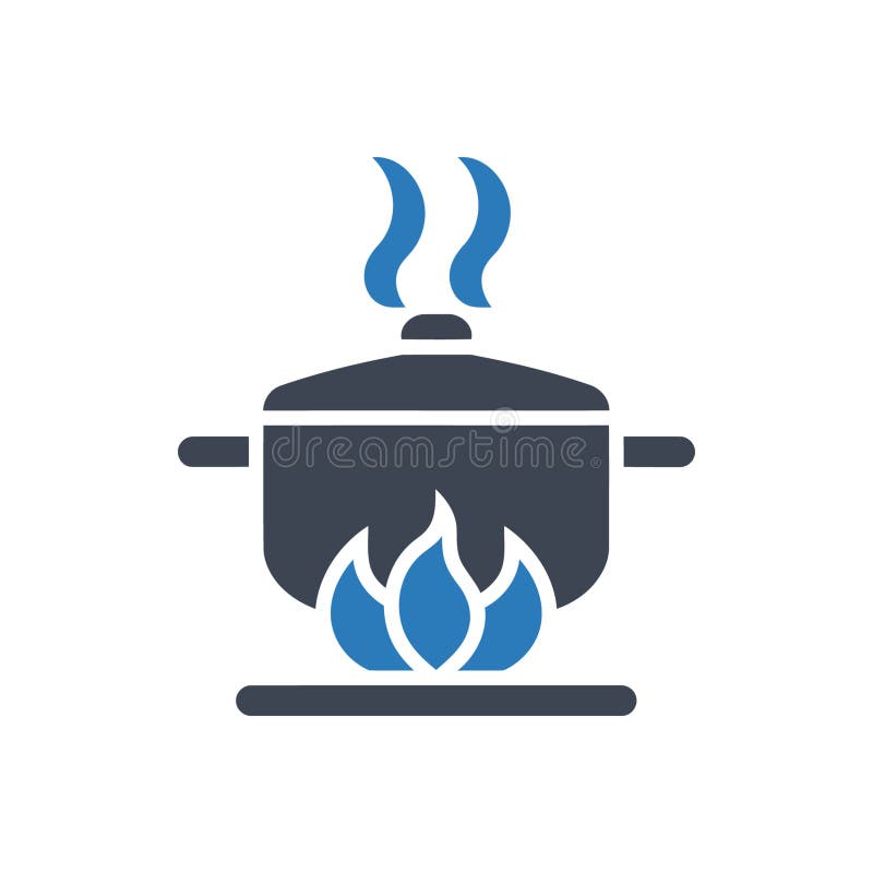 Cooking Pot Icon stock vector. Illustration of chef - 361910966