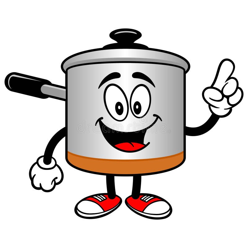 Cooking Pot Talking stock vector. Illustration of cook - 70310967