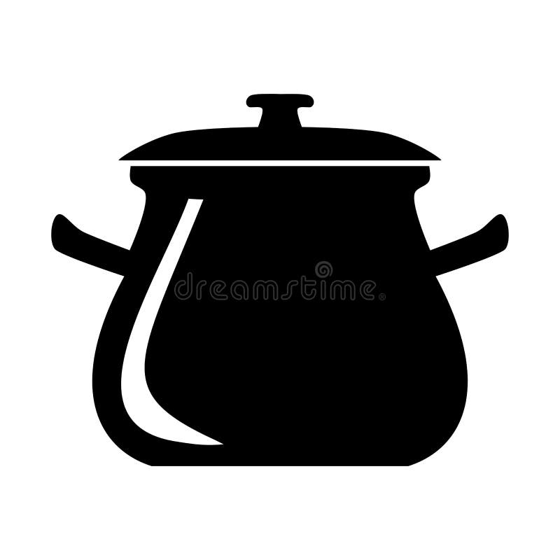 Cooking pot vector stock vector. Illustration of kitchen - 131517905