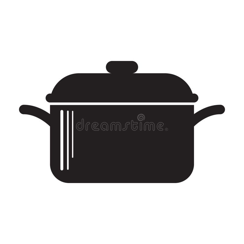 Cooking Pot. Vector Illustration Decorative Design Stock Vector ...