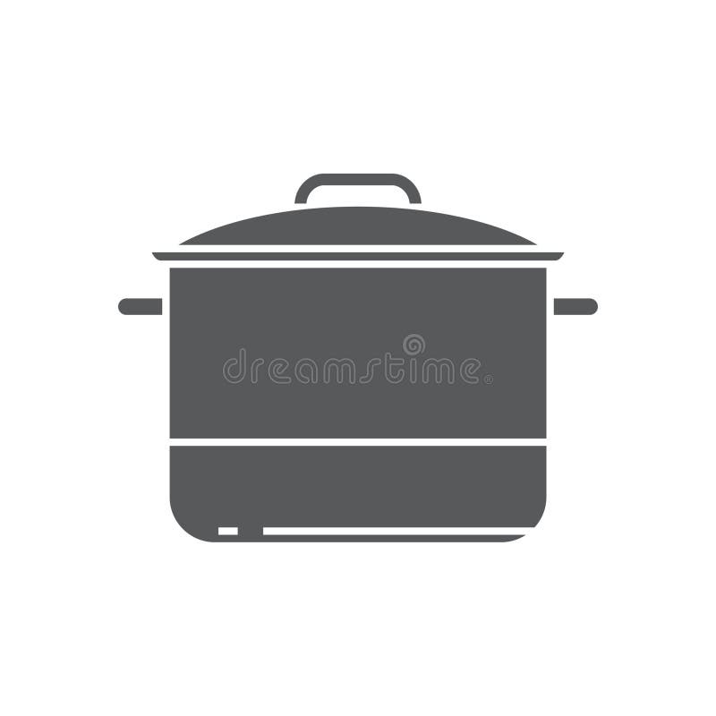Cooking Pot. Vector Illustration Decorative Design Stock Illustration ...