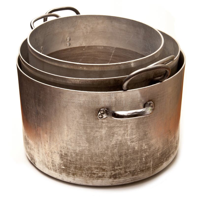 Cooking Pots stock photo. Image of white, container, handles - 27165584