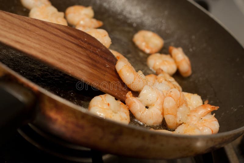 Cooking prawns stock photo. Image of meat, organic, food - 13215836