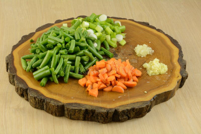 Cooking Preparation of Vegetables Stock Image - Image of prep, easy ...