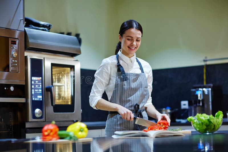 Cooking by recipe stock photo. Image of homemade, pepper - 87443172