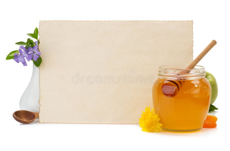 Cooking Recipes Note Paper and Food Stock Photo - Image of flowing ...