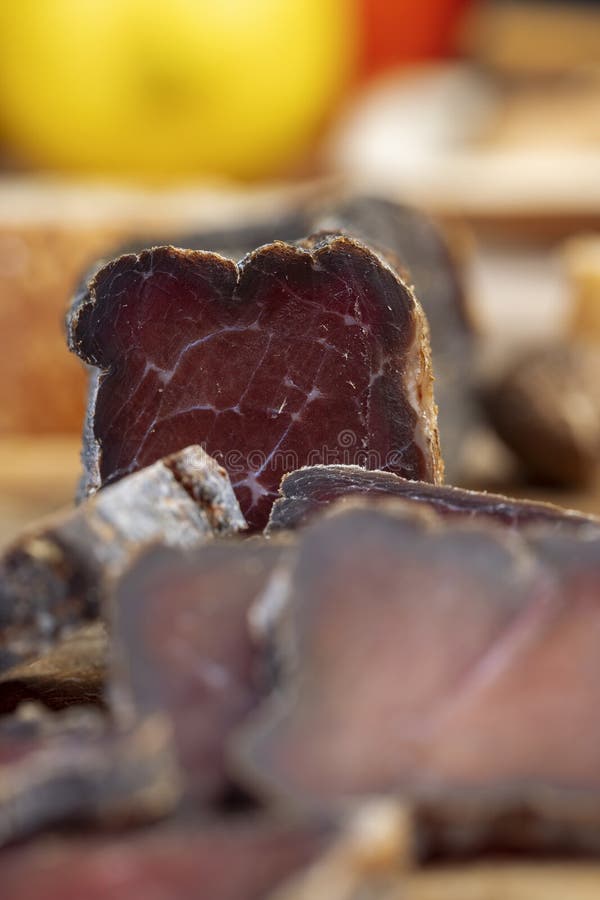 Cooking Red Meat with Salt and Spices Stock Photo - Image of delicious ...