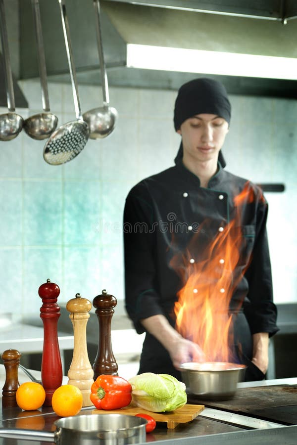 Restaurant kitchen stock image. Image of utensil, cooking - 29459685