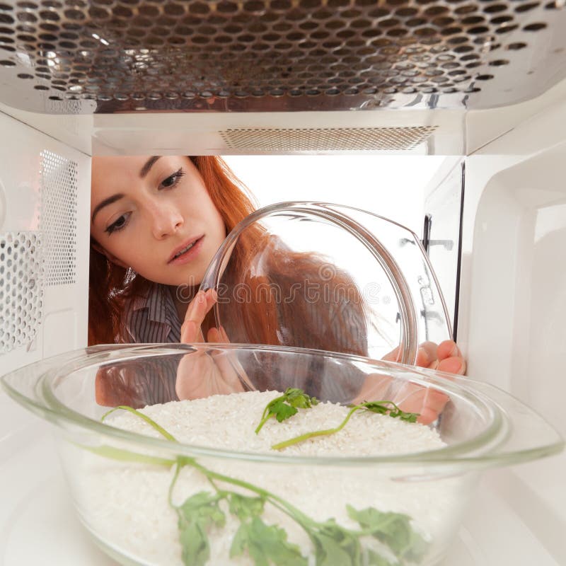 Cooking rice stock image. Image of food, rice, white - 23025853