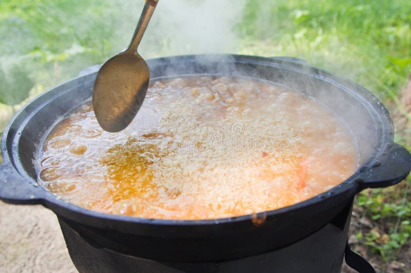 Cooking rice from Russia stock image. Image of cooking - 42261537