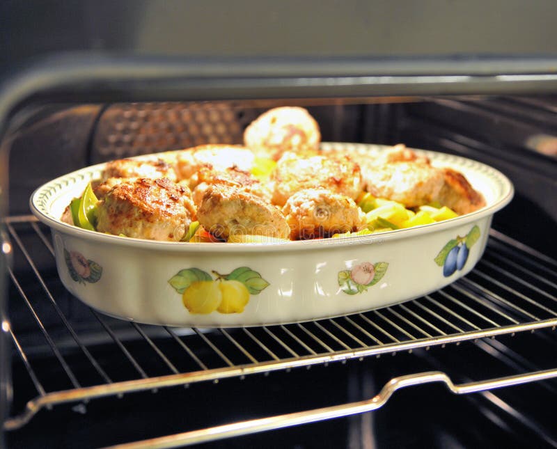 Cooking Rissoles stock photo. Image of tasty, dish, shelf - 6723410