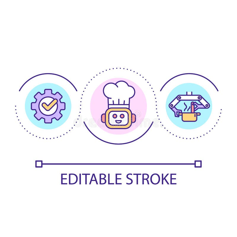 Robot Chef Icon Stock Illustrations – 99 Robot Chef Icon Stock ...