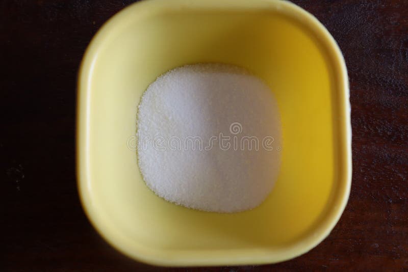 Cooking Salt Isolated on Wood Background Stock Image - Image of ...