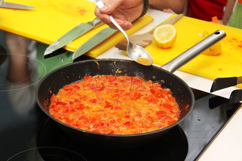 Cooking sauce stock image. Image of yummy, foods, homemade - 55676683