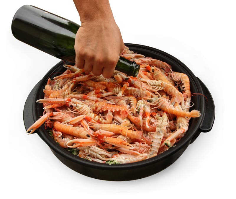 Cooking seafood stock image. Image of health, kitchen - 15383281