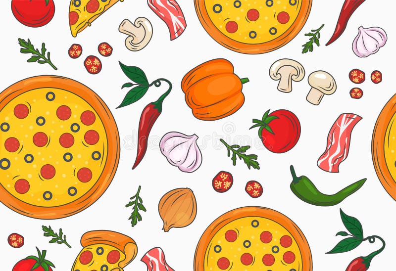 Cooking seamless pattern stock vector. Illustration of recipe - 243302010
