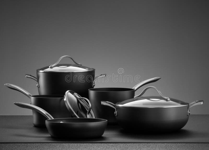 Cooking set stock photo. Image of steel, recipe, collection - 56420414