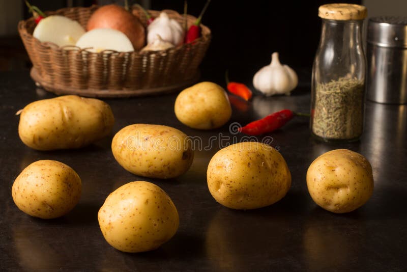 Seven potatoes stock photo. Image of calories, harvest - 29347722