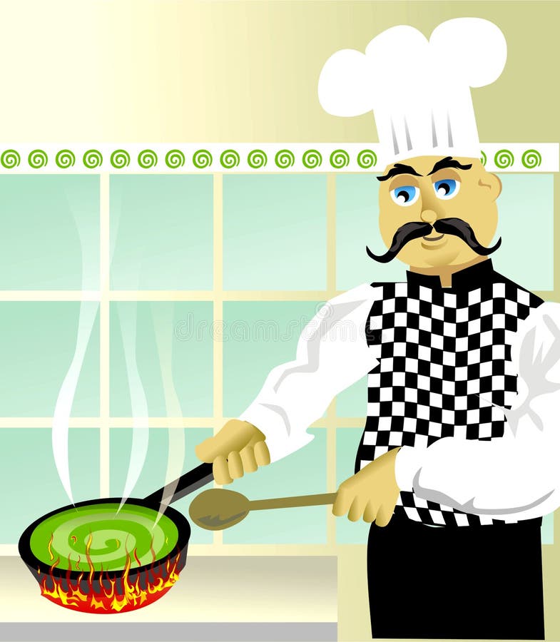 Cooking something special stock illustration. Illustration of meal - 216498