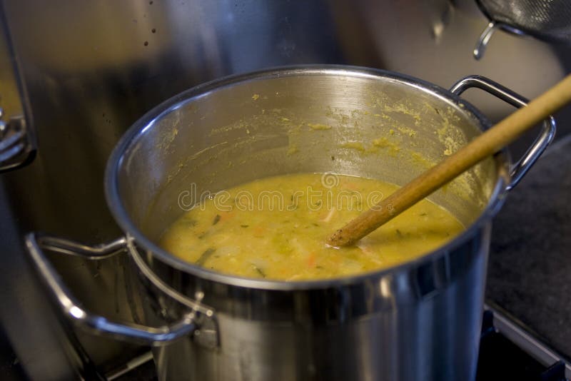 Cooking soup stock image. Image of appetizer, mealtime - 11913735