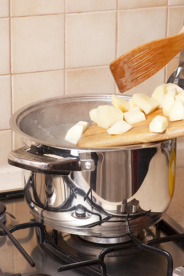 Cooking of soup stock photo. Image of utensil, preparation - 12598086