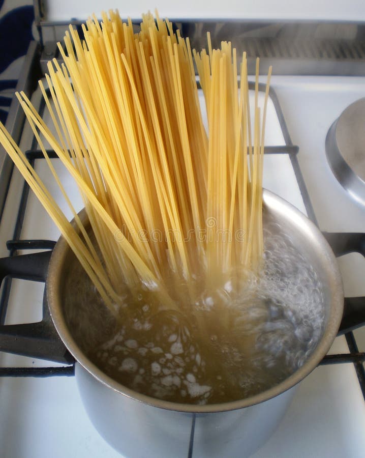 Preparing pasta stock image. Image of tasty, spaghetti - 1292481