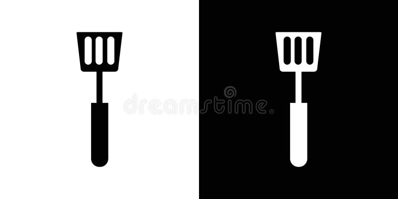Cooking Spatula Icon Logo Set Vector Stock Vector - Illustration of ...