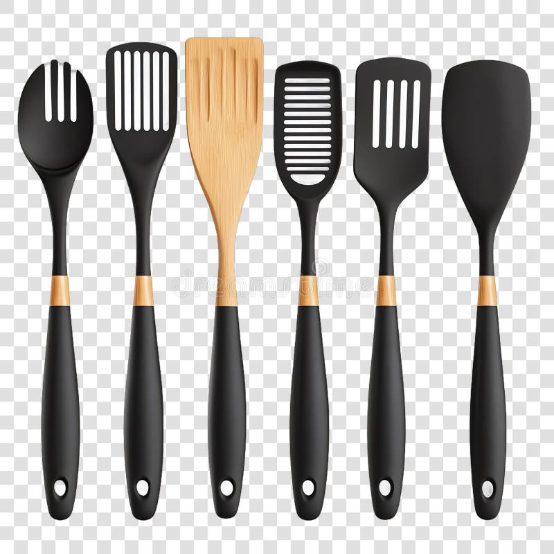 Cooking spatula set stock photo. Illustration of aluminum - 341469996