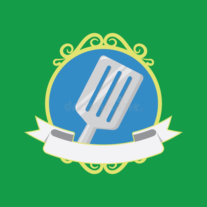 Cooking Spatula. Vector Illustration Decorative Design Stock Vector ...