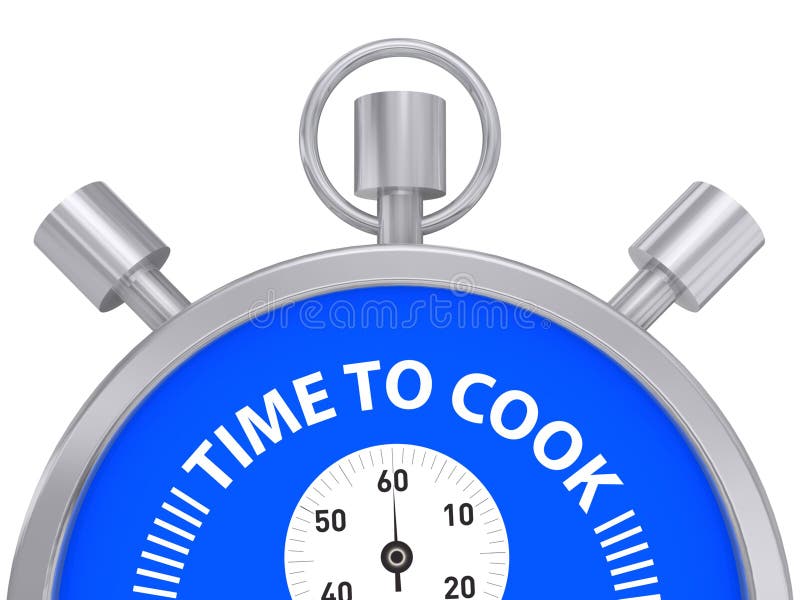 Cooking stopwatch graphic stock illustration. Illustration of watch ...