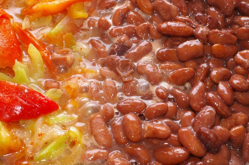 Cooking sweet brown beans stock image. Image of haricot - 22957693